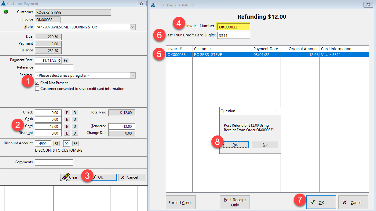 Integrated Credit Card Refund – RFMS Help Desk