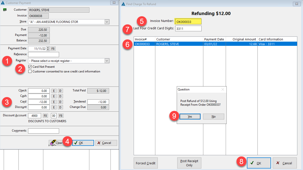 Integrated Credit Card Refund – RFMS Help Desk