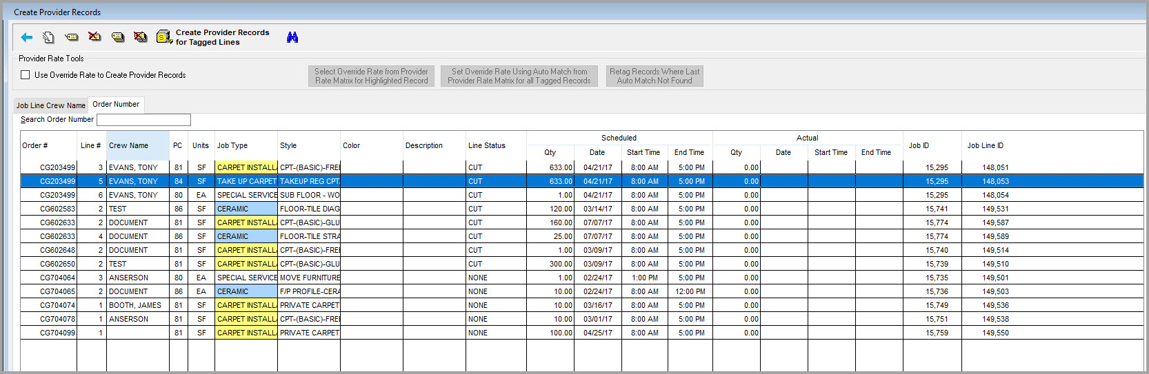 Creating Provider Records in Schedule Pro – RFMS Help Desk