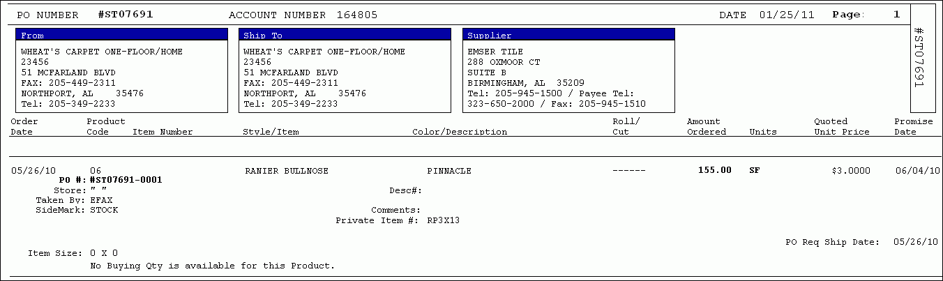 PO Types to Print – RFMS Help Desk