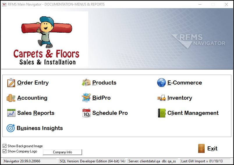 Add a logo to the navigator – RFMS Help Desk