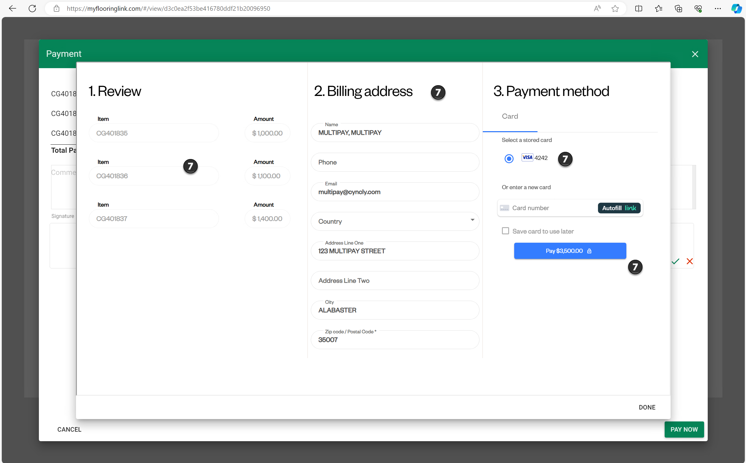 Multi-Invoice Payment Links (Batch Processing with MyFlooringLink ...