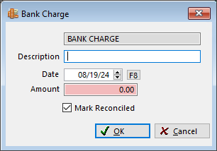 Posting a Bank Charge – RFMS Help Desk