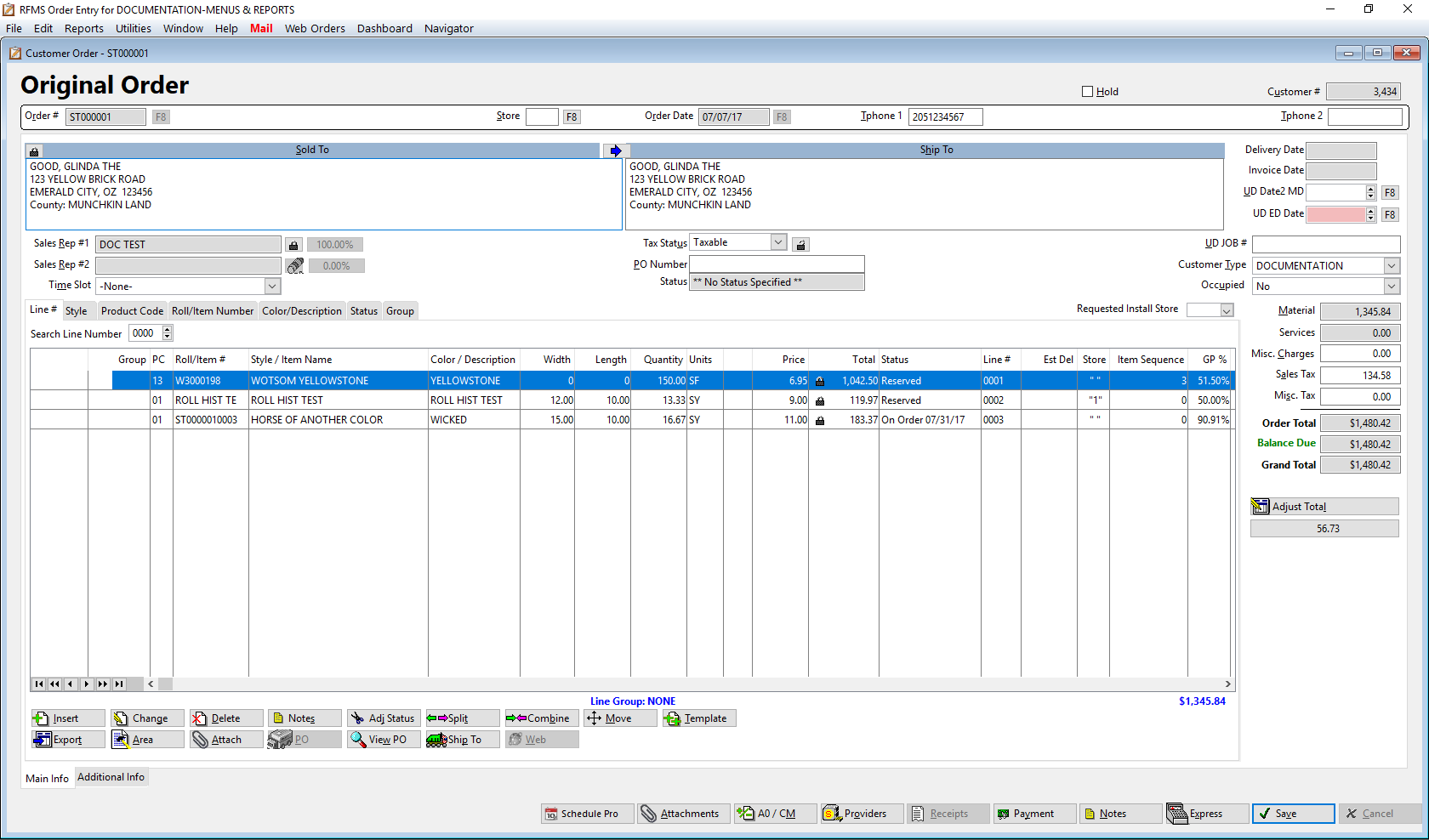 What is the Adjust Total button on Orders and Quotes? – RFMS Help Desk