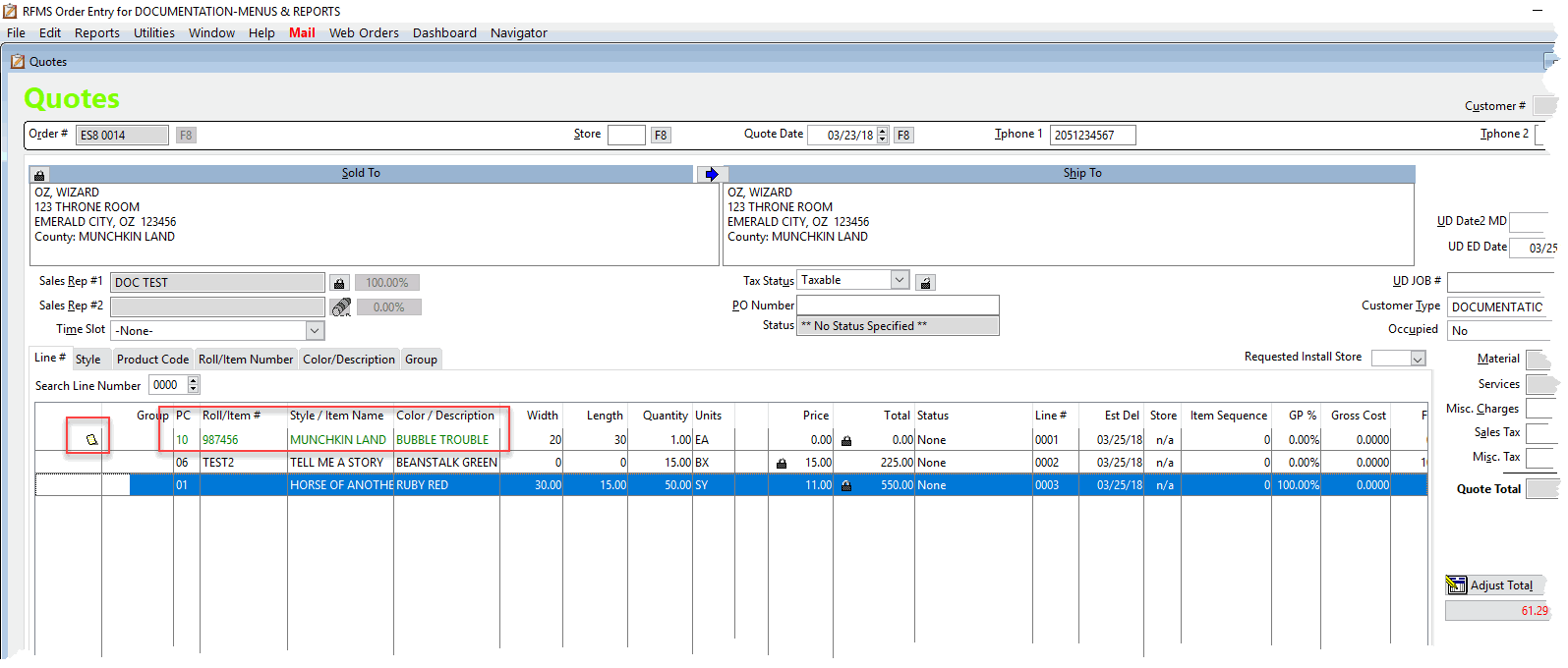 Checking Out Samples – RFMS Help Desk