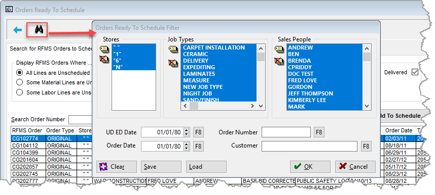 Coming Attractions - Schedule Pro - Part 2 - Version 18.0 – RFMS Help Desk