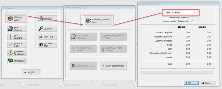 Posting Tax to Journal (For Non-ERRM/Not Sales Tax Accounting) – RFMS ...