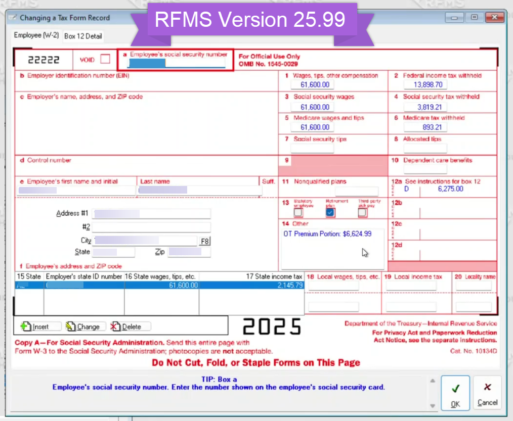 Release Notes for Version 25 and Server-Side Releases – RFMS Help Desk