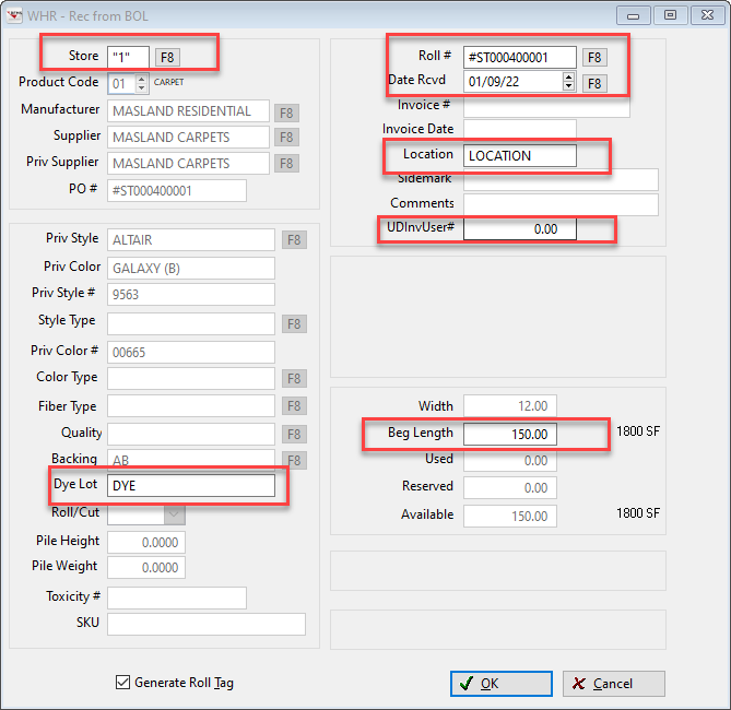 Warehouse Module – RFMS Help Desk