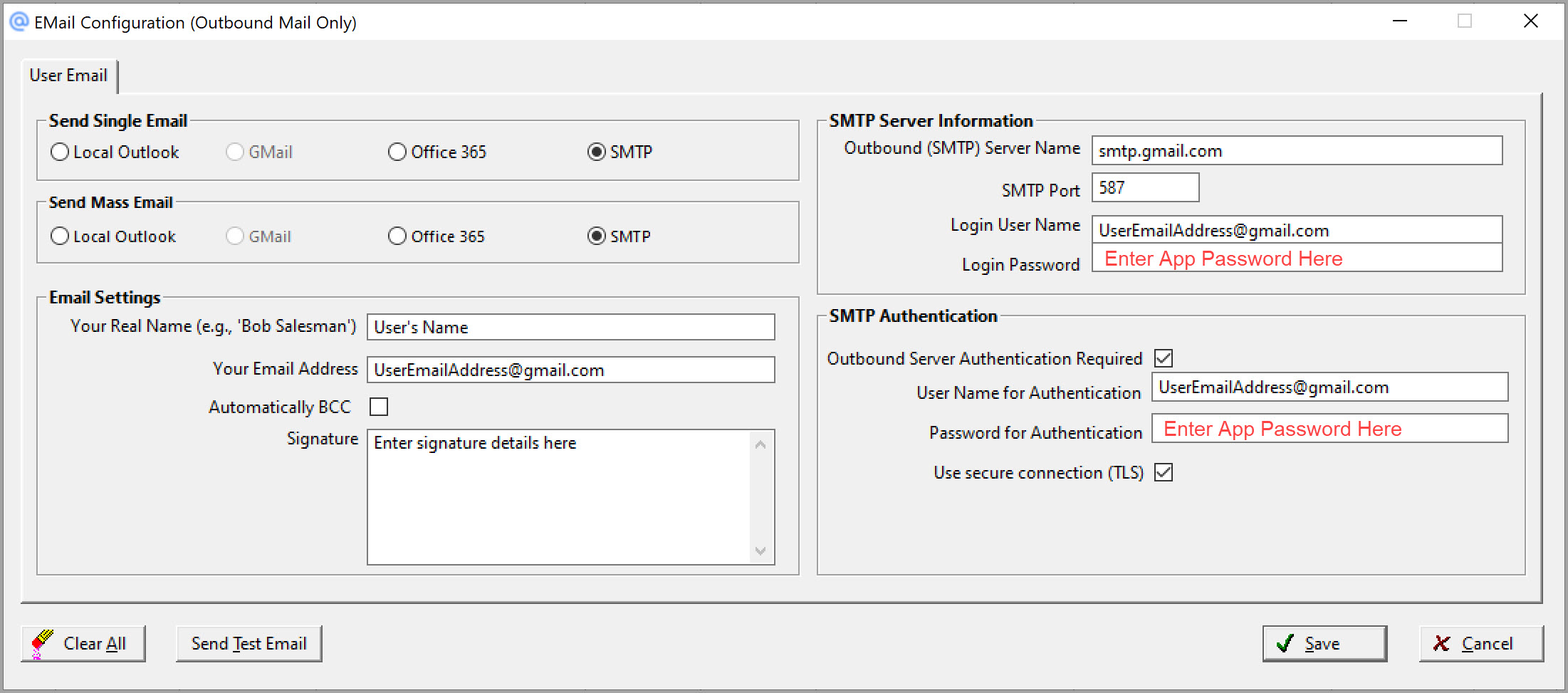 Troubleshooting Problems Setting Up Gmail with SMTP – RFMS Help Desk