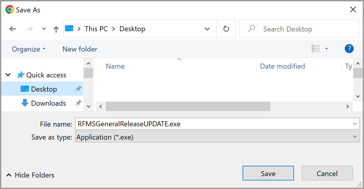 RFMS Program Update Instructions – RFMS Help Desk